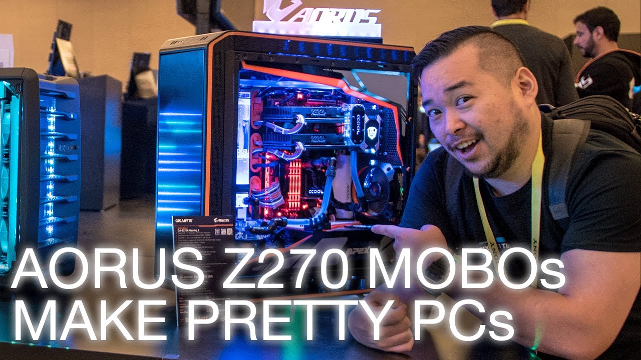 AORUS Z270 Motherboards Bring Fancy Back - YouTube