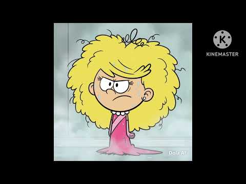 Lola Loud Gets Wet Dry Afro Hair 