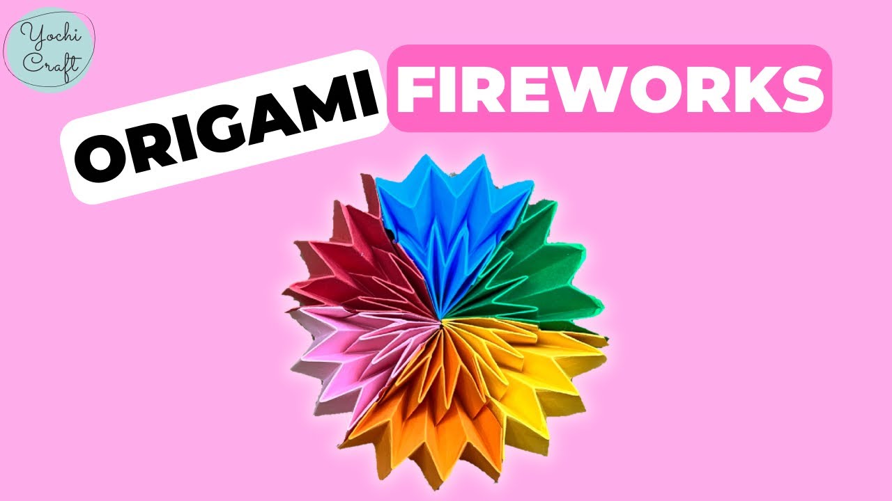 How to make Origami Firework Origami Kaleidoscope (cool origami fidgets ...