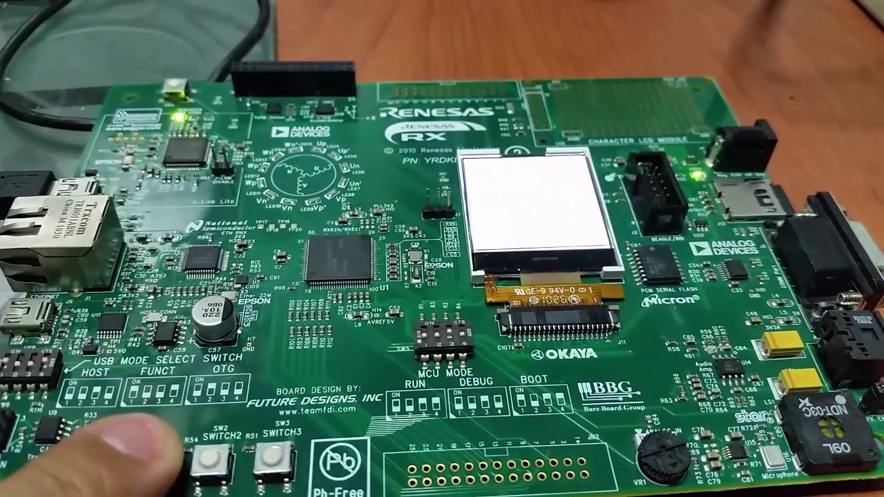 Renesas RX62N Practica 7 - YouTube