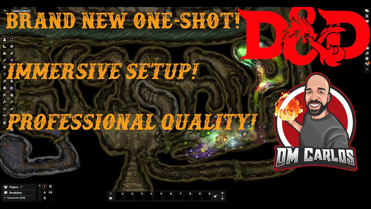 Set up the scene for Lost Caves of Tsojcanth! - YouTube