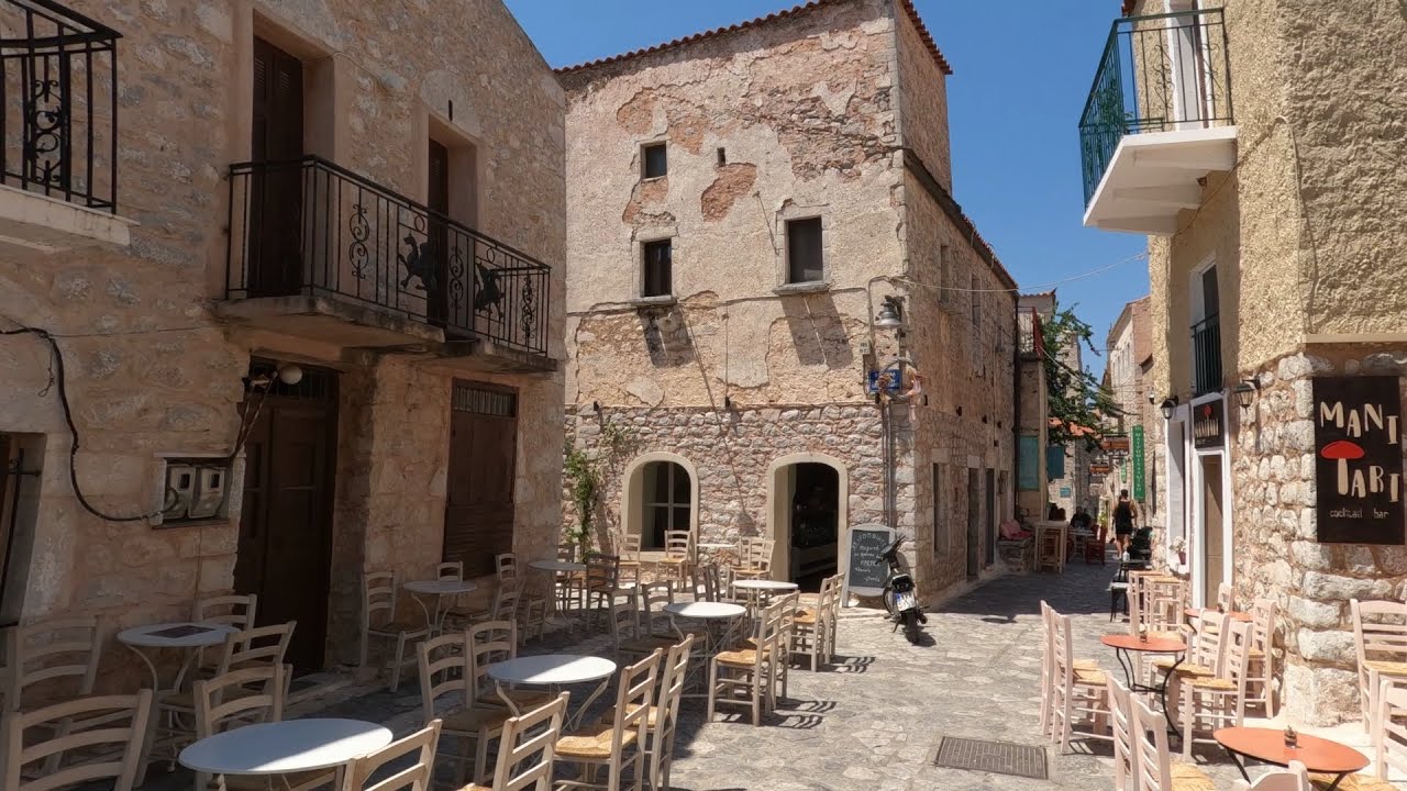 Areopoli on the Mani Peloponnese Greece. A walking tour - YouTube