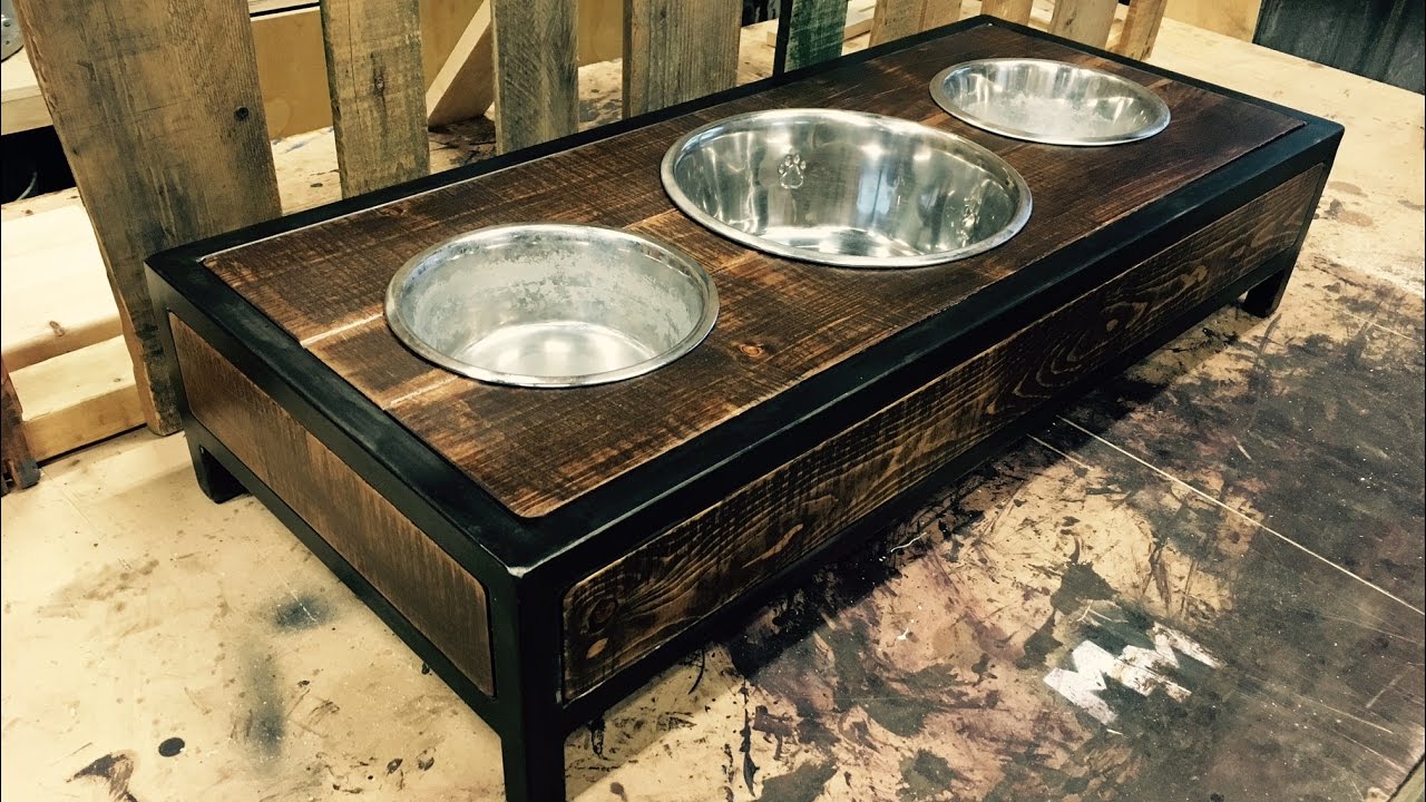 Rustic Industrial Table - YouTube