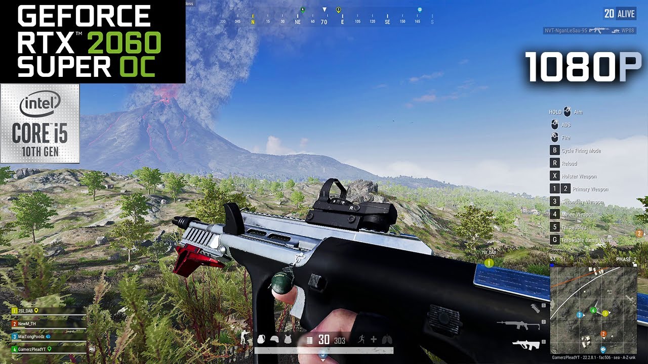 PUBG PC PARAMO | RTX 2060 SUPER i5 10400 | MEDIUM TEXTURES/SETTINGS ...