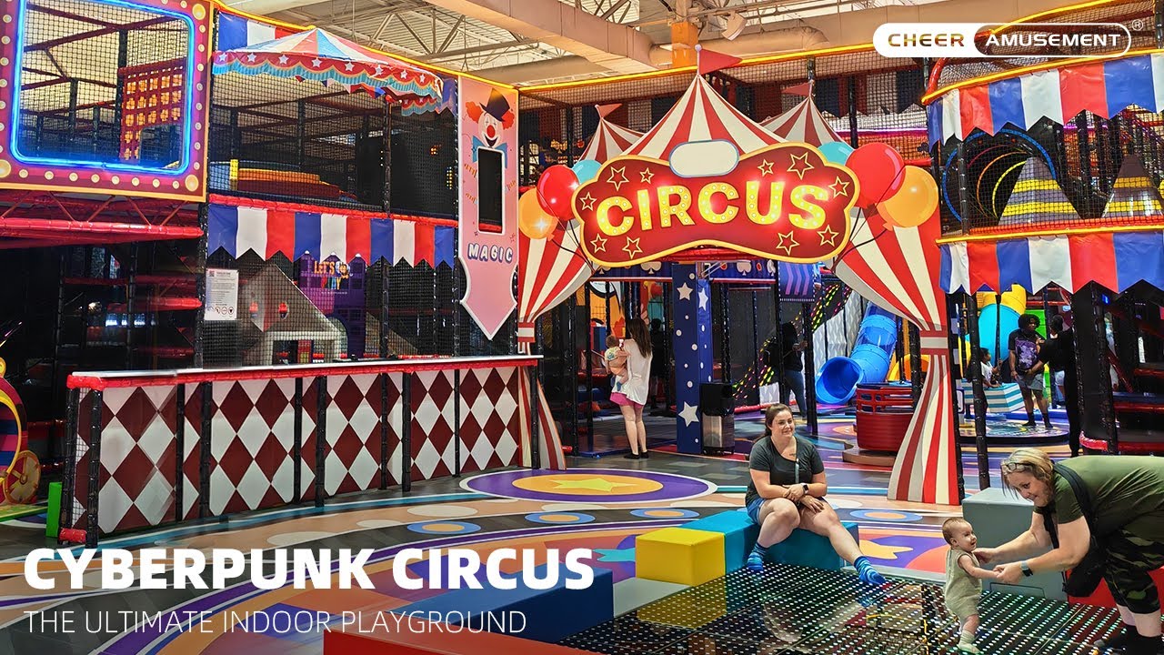 Cyberpunk Circus 🎉: The Ultimate Indoor Playground | Cheer Amusement ...