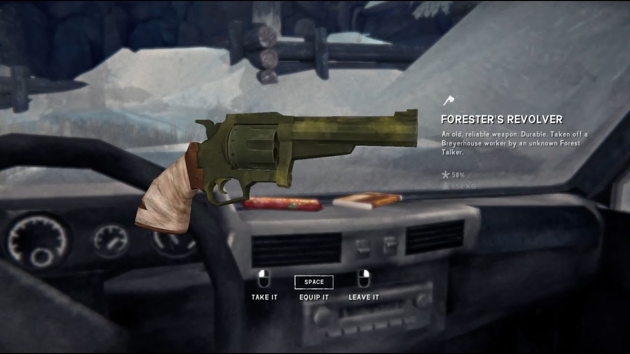 THE LONG DARK: Forester's Revolver, possible location #1 - YouTube