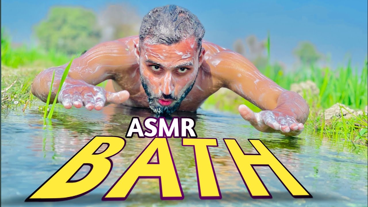 Asmr Outdoor Bath 100% Sleep 😴 - YouTube