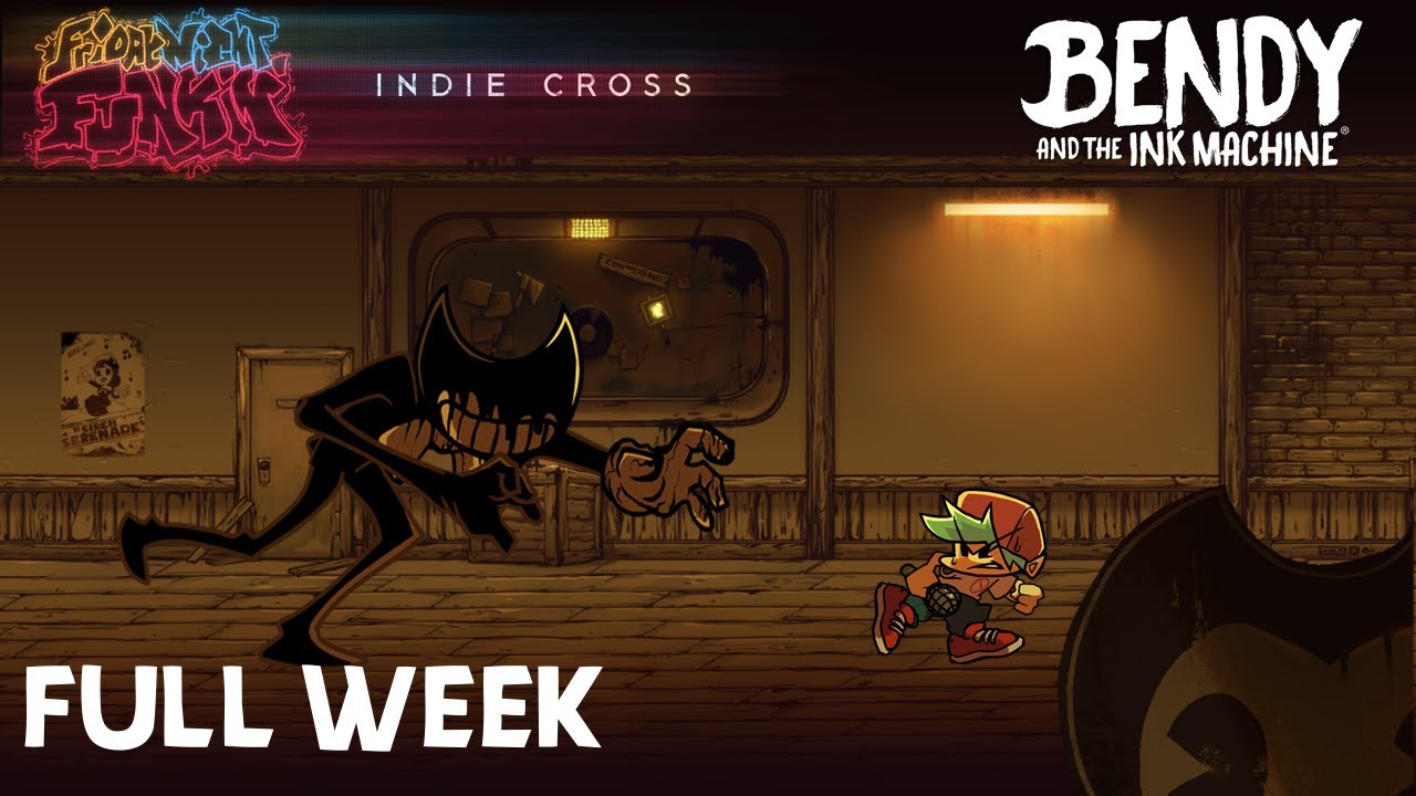 FNF Indie Cross/ Bendy (The Ink Demon) Week/ Full Gameplay - YouTube