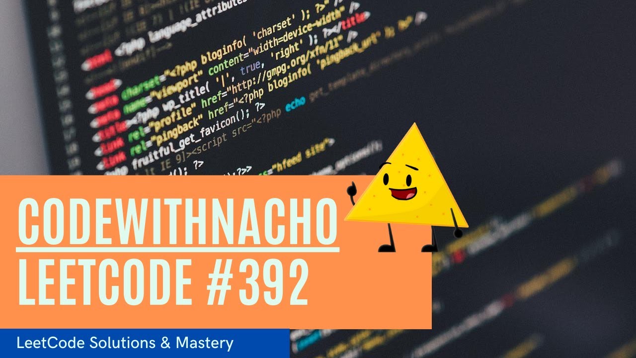 Leetcode Problem 392 Solution Is Subsequence Explained And Solved Youtube 2594