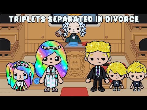 Parents divorce and siblings separate😭 👨‍👩‍👧‍👦 | Toca Life World🌎 ...