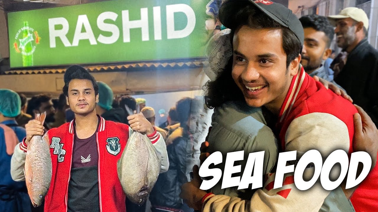 Famous Rashid Seafood Karachi | Dinner At Keemari Sea Food Street ...
