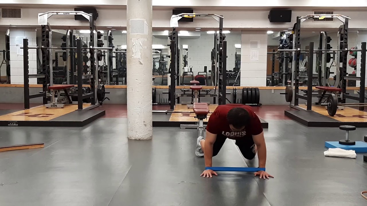 Banded Lateral Bear Crawls - YouTube