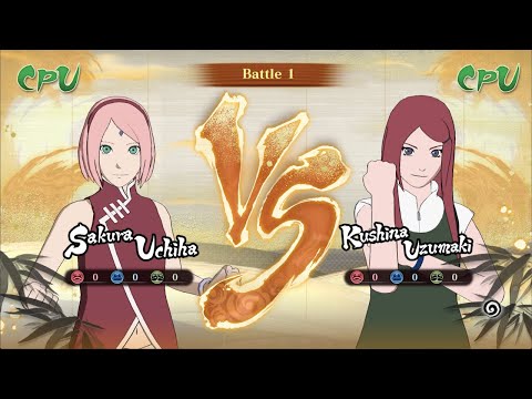 SAKURA VS KUSHINA | NARUTO X BORUTO ULTIMATE NINJA STORM CONNECTIONS | HD 60 FPS | CPU VS CPU