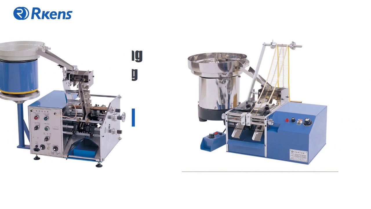 Axial Resistor Diode Lead Cutting Forming Machine - YouTube