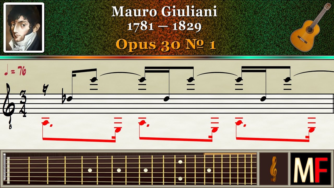 Giuliani Opus 30 1 - YouTube