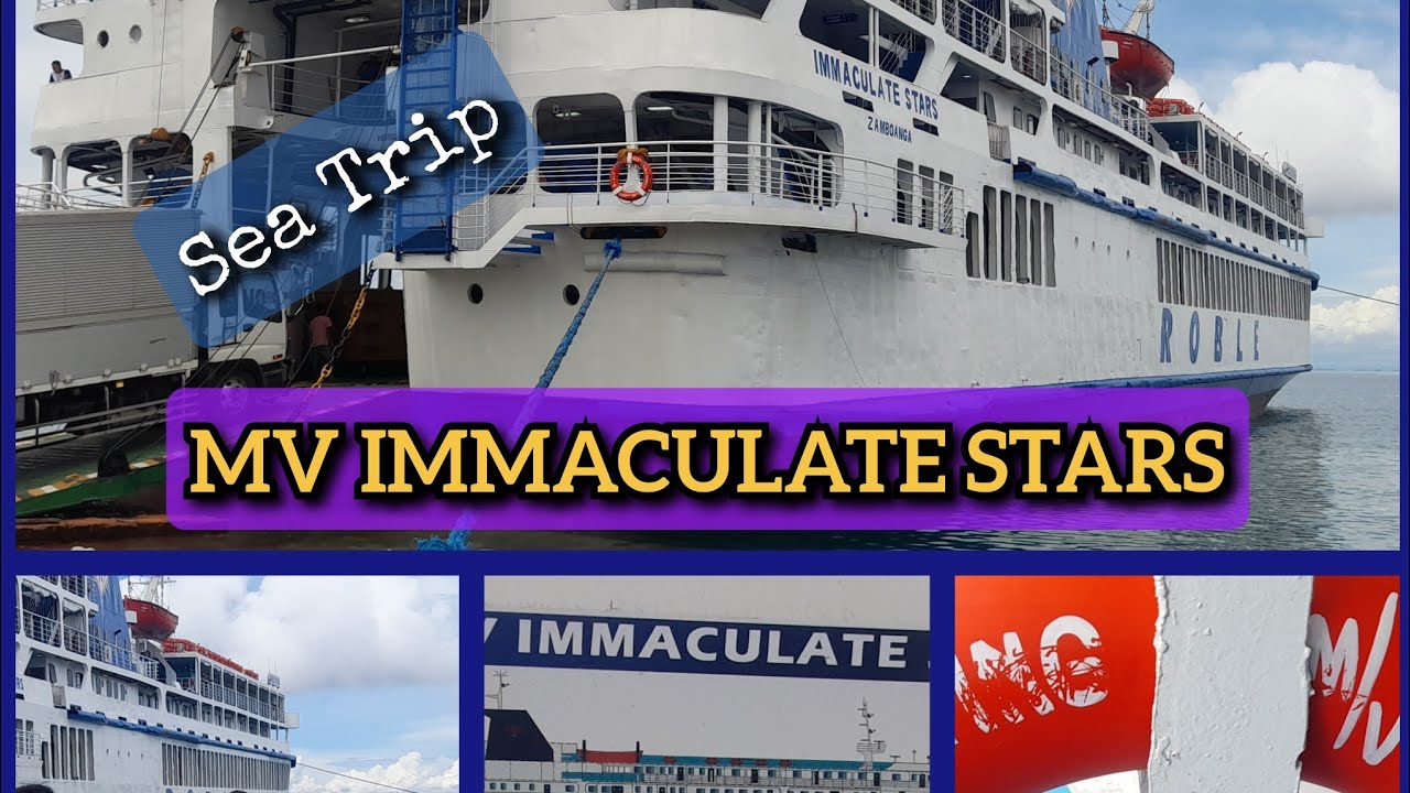 'MV IMMACULATE STARS' the biggest Ropax of Roble Shipping Lines. - YouTube