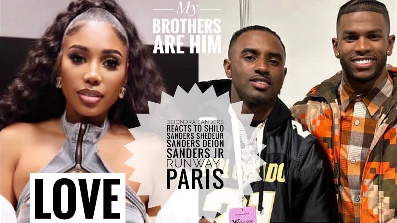 Deiondra Sanders REACTS To Shilo Sanders Shedeur Sanders Deion Sanders ...