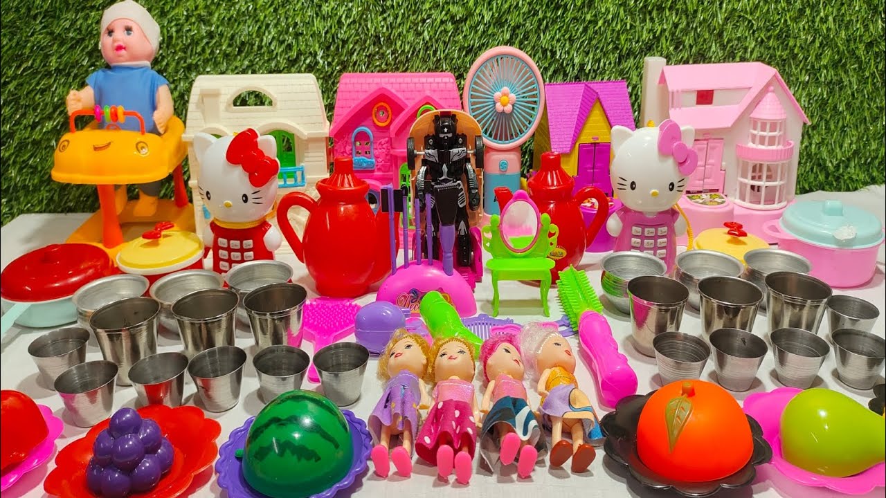 "6 Minutes of Satisfying Unboxing | Hello Kitty Sanrio Dream House ...