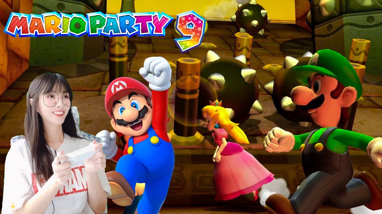 [슈퍼마리오 플레이] 닌텐도 마리오파티9 - 다이나믹 미니게임 [Super Mario Play] Nintendo Mario ...