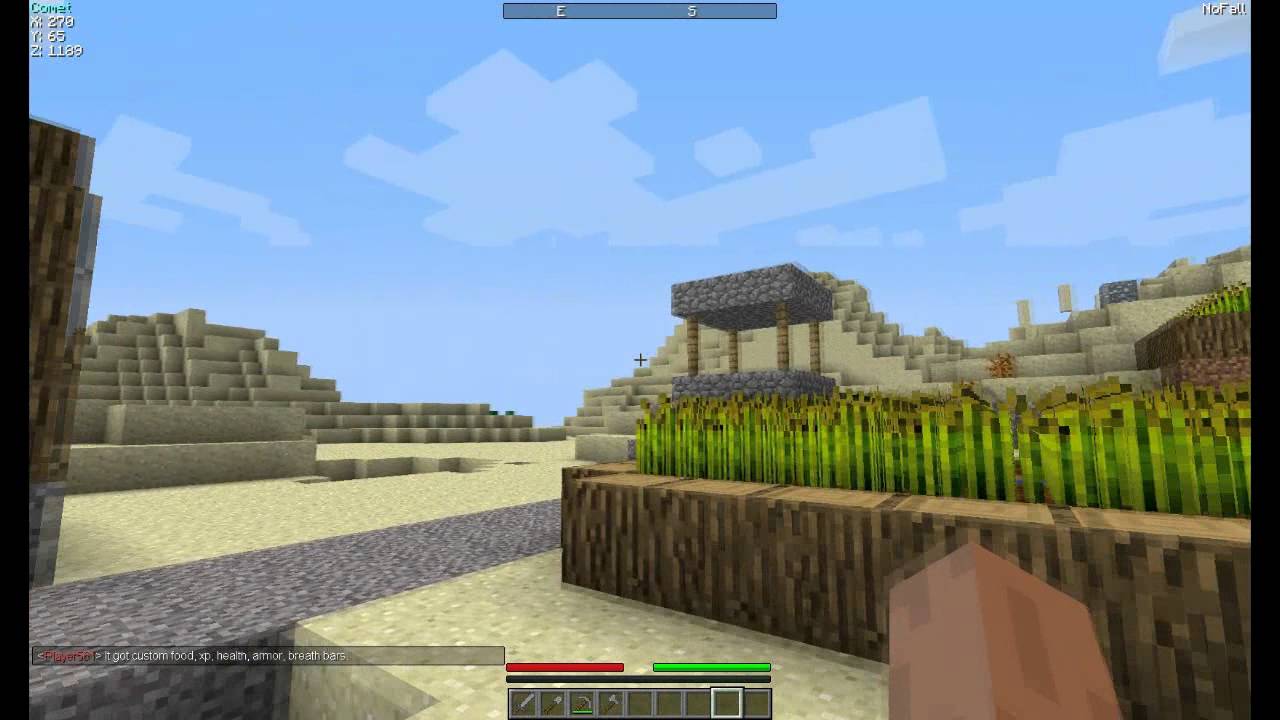 [MINECRAFT] Comet. [ALPHA] [CLIENT] [SHOWCASE] - YouTube