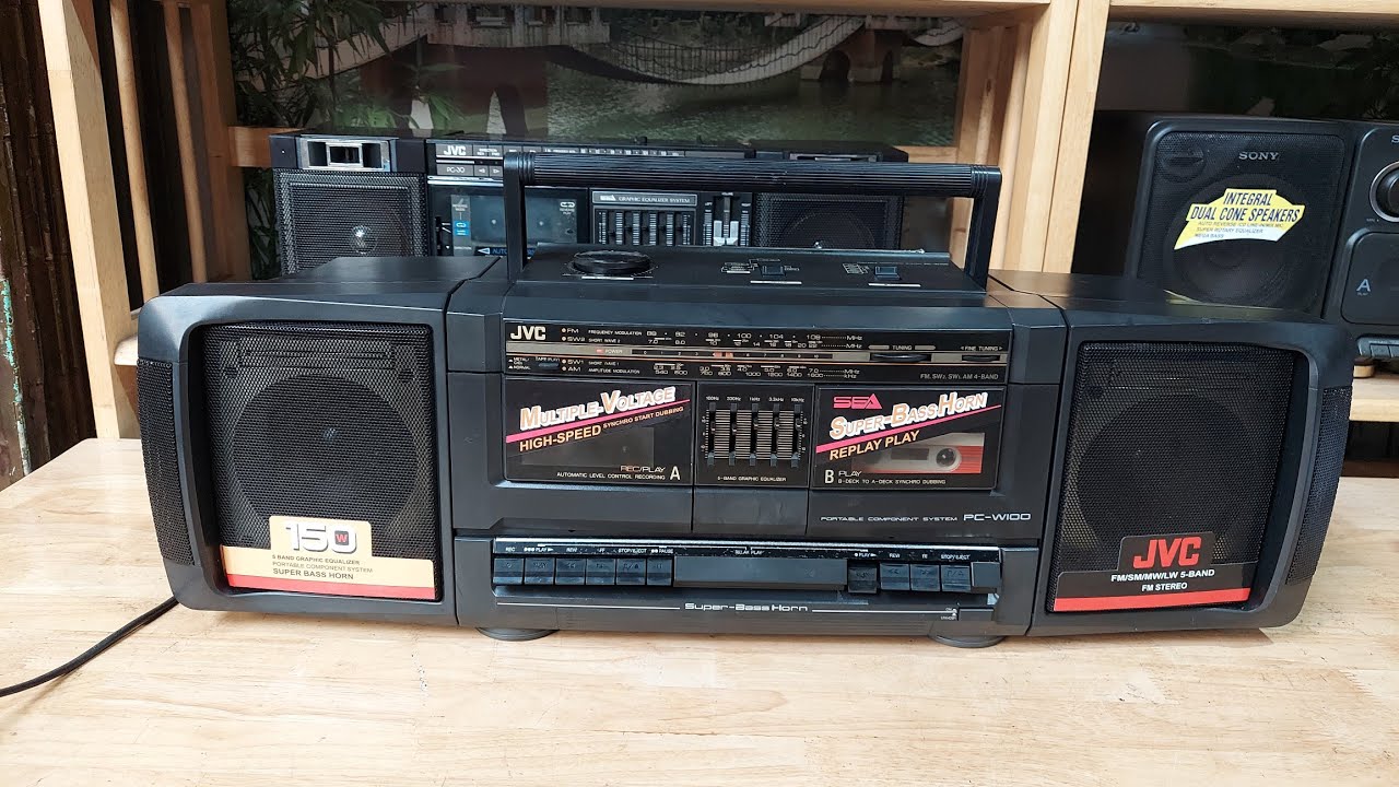 Đài JVC PC W100 huyền thoại giá bình dân ( LH 0938.303.454 ) - YouTube