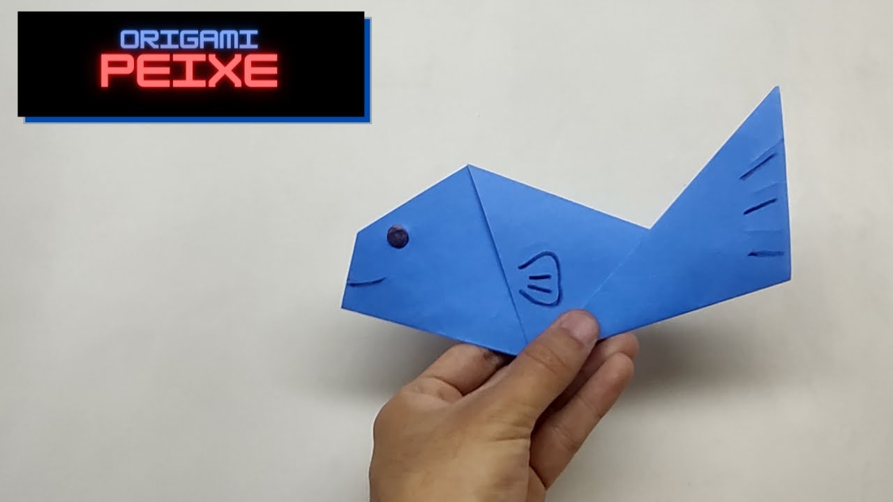 Origami Peixe (tutorial) - YouTube
