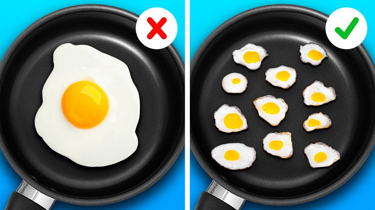 Simple Egg Hacks & Recipes And Delicious Breakfast Ideas - YouTube