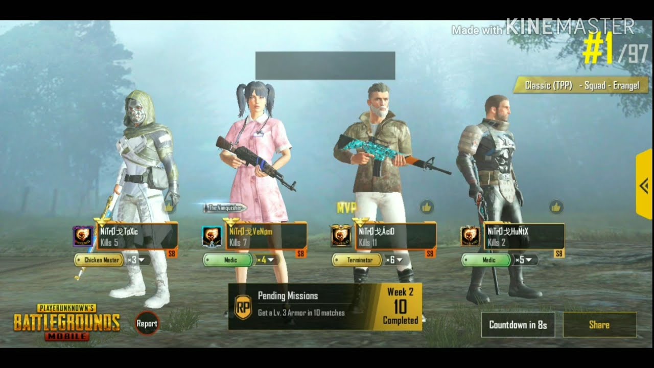 THE OP SQUAD KILLS BY NITRO CLAN | PUBG MOBILE | #pubgmobile #pubgtips ...