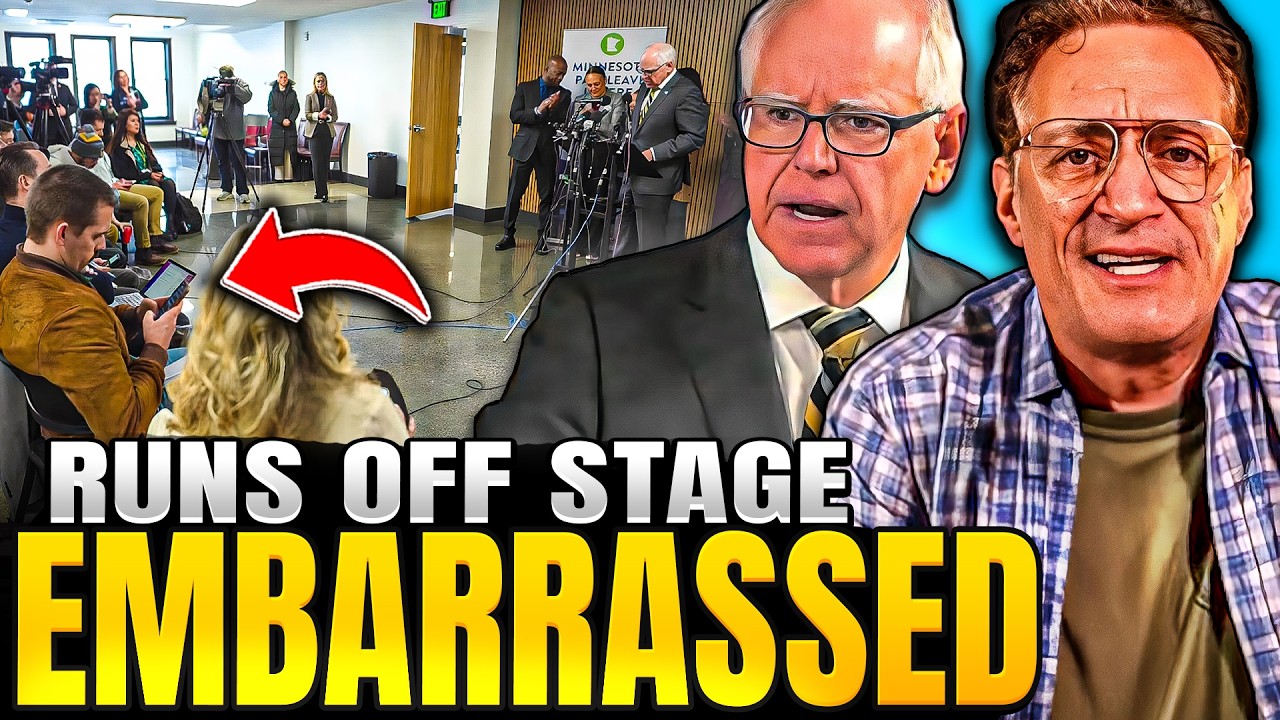 Tim Walz Gets EMBARRASSED On Stage Over Simple Question… Then RAGE ...