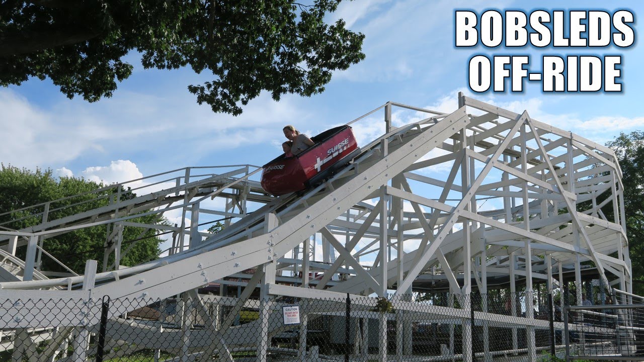 Bobsleds Off-Ride Footage, Seabreeze Hybrid Roller Coaster | Non-Copyright - YouTube