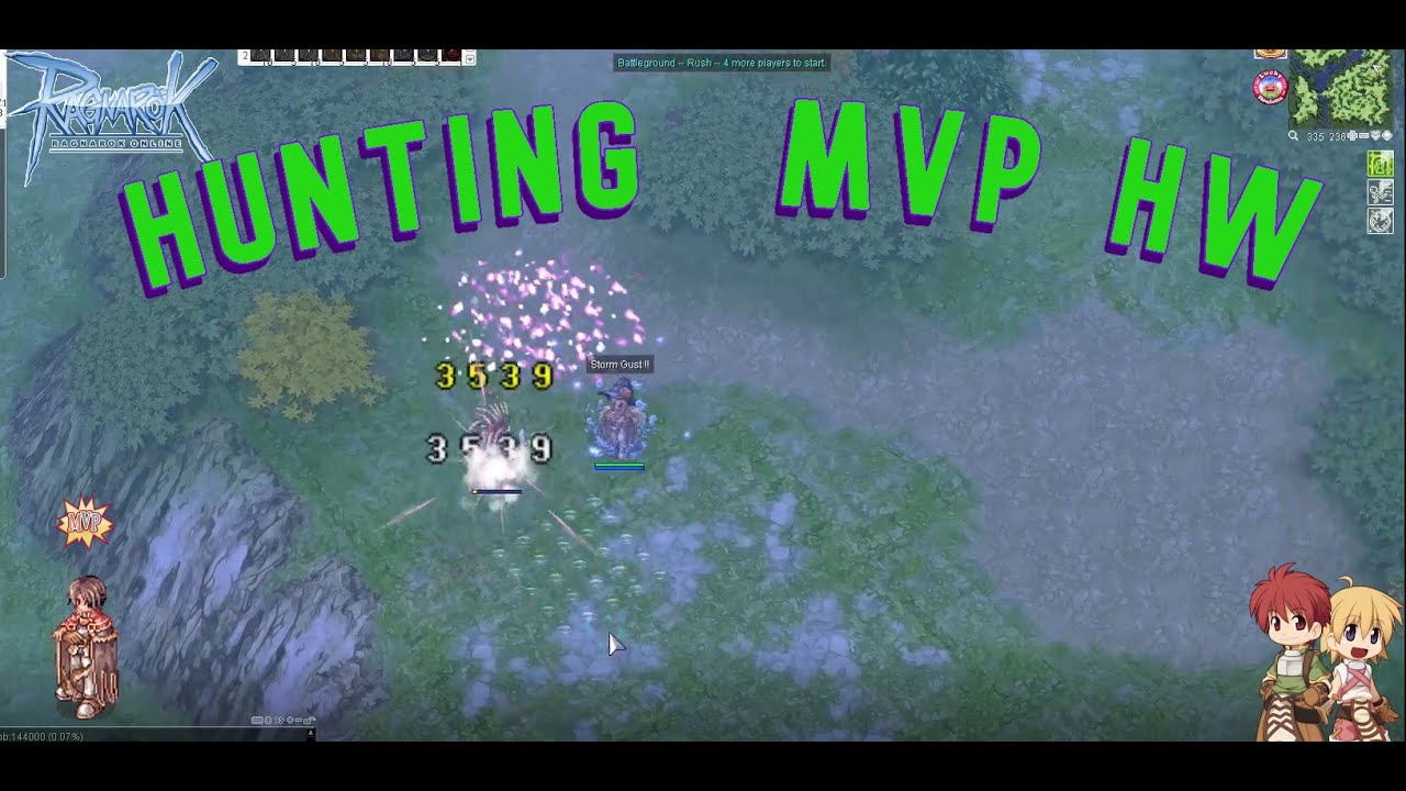 Hunting MVP with High Wizard Ragnarok Online | Mid Rates 99/70 - YouTube