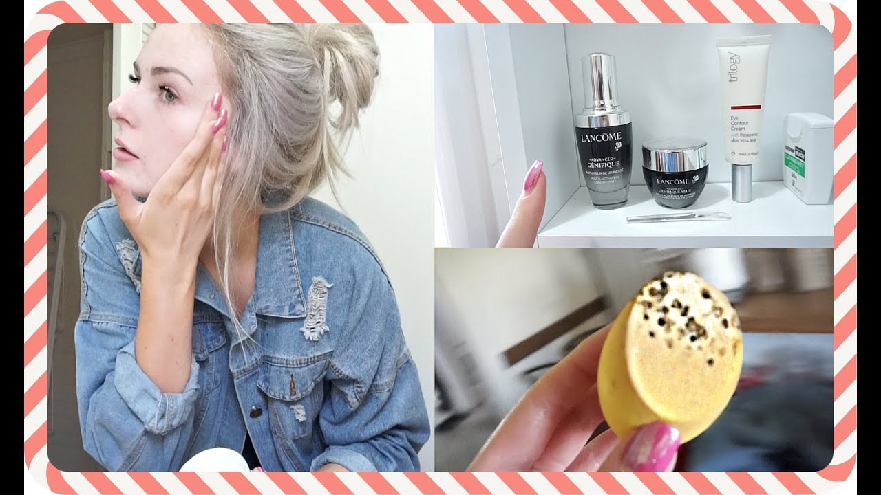 My Skincare Routine, Cutting a Mouldy Sponge, Smoothies! | Vlogmas ...