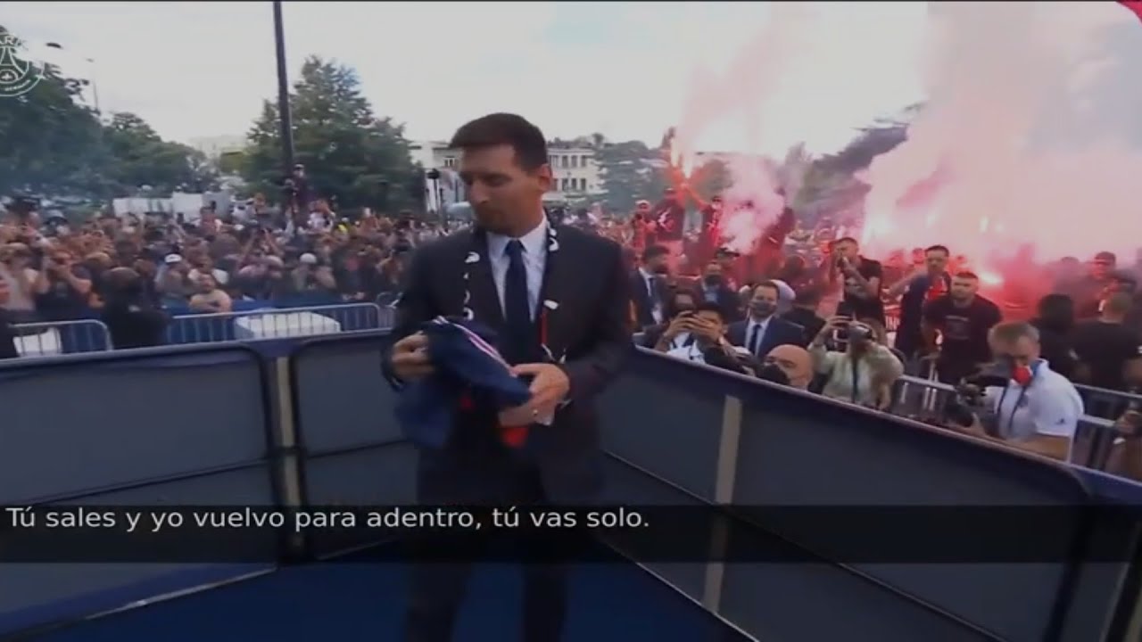 Official Presentation of Messi by Paris Saint-Germain | Full Video ...