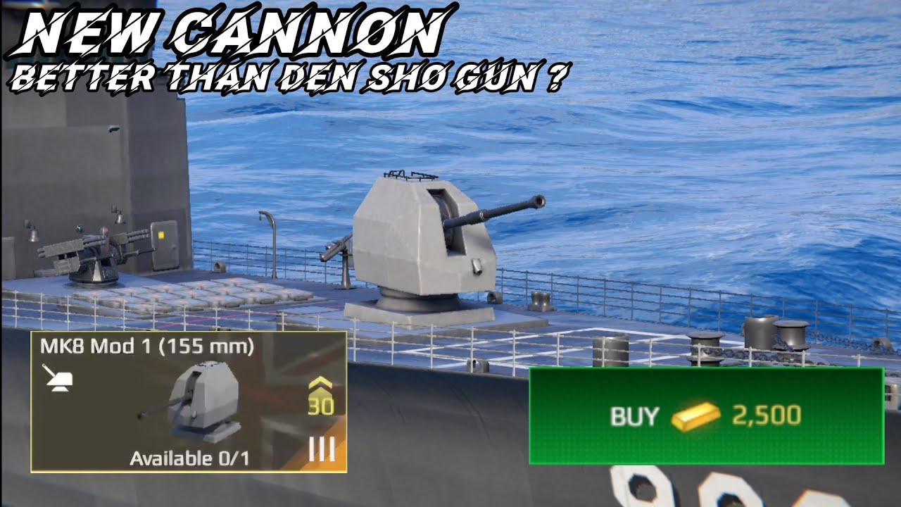 MK8 Mod 1 ( 155 mm) - New cannon for 2,500 gold ! Is it worth it ...