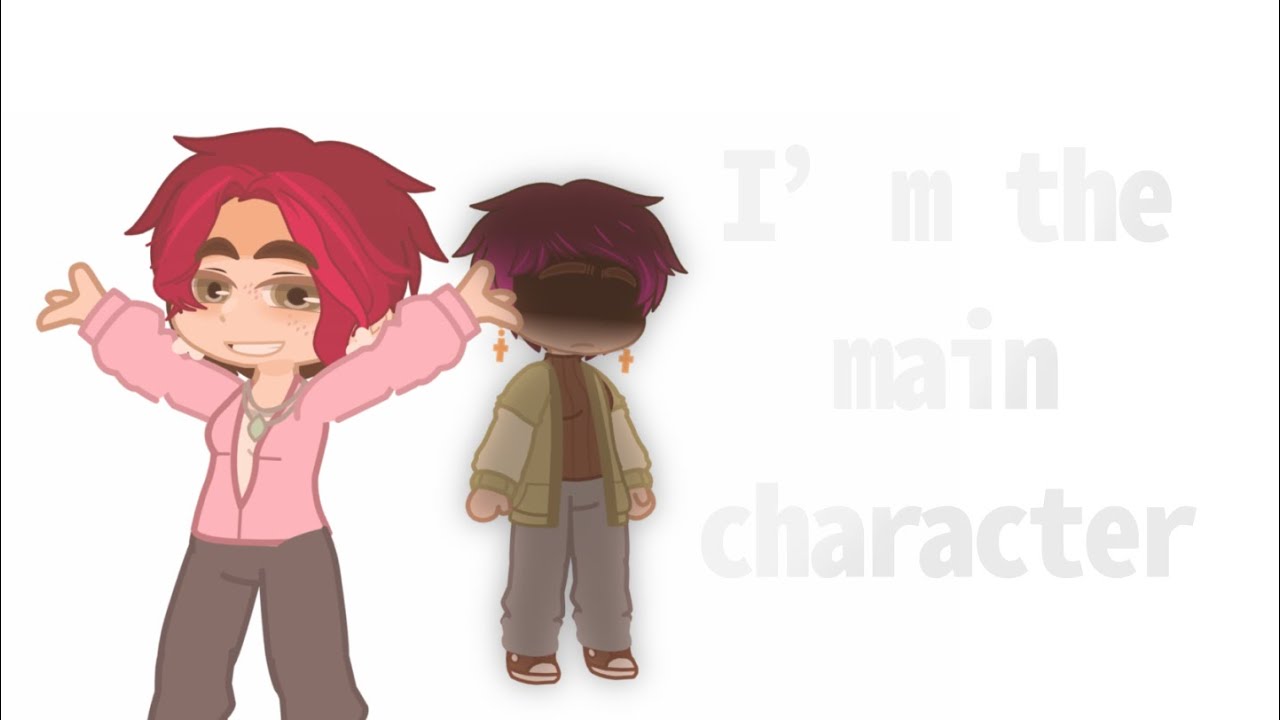 I’m the main character!! // Gacha // Irl VS Online me - YouTube