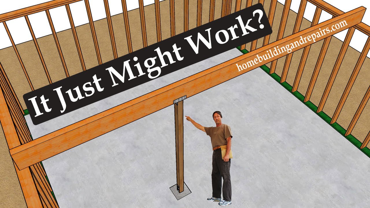 How To Add Structural Support To Sagging or Cracked Floor Beam Above ...