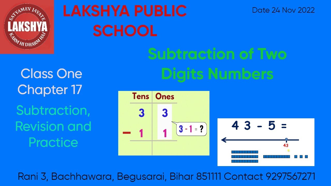 subtraction-of-two-digit-number-maths-problem-youtube