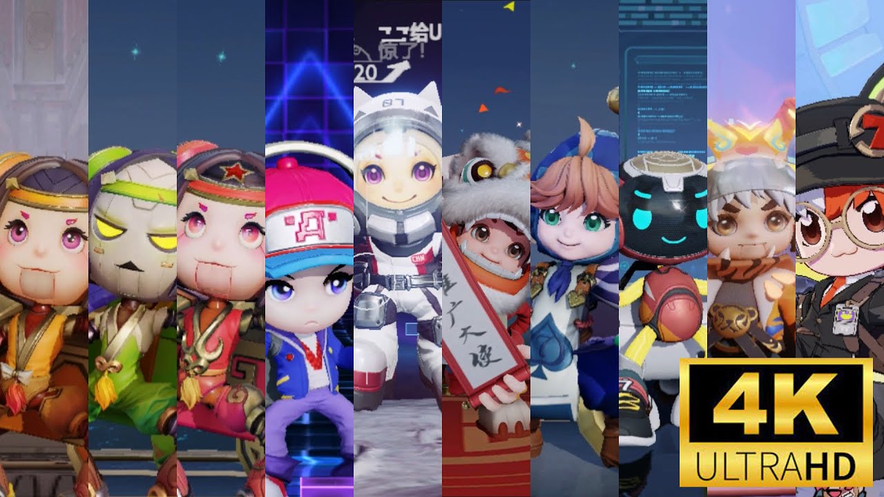 Honor of Kings All Lu Ban No.7 Costumes/Skins Animation S33 - YouTube