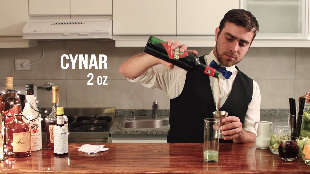Coctelería y tragos / Como hacer un Cynar Julep/ Clasico - YouTube
