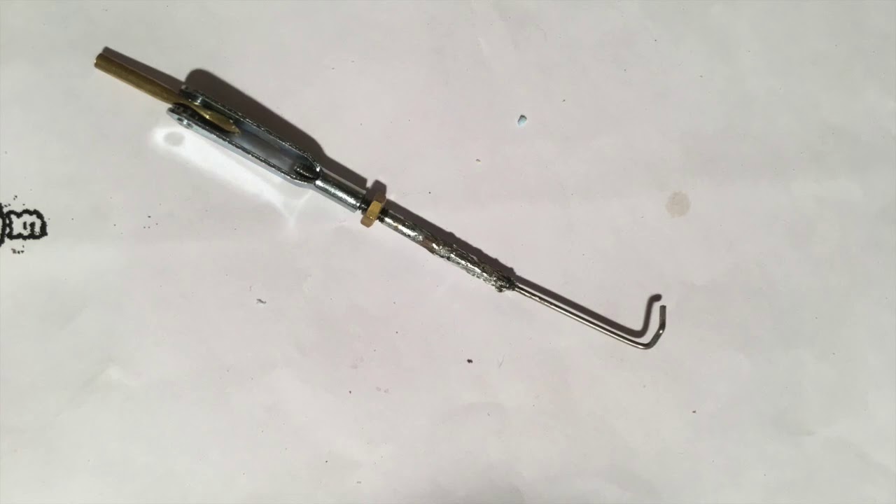 Making the linkage for ailerons to servos on a rc plane - YouTube