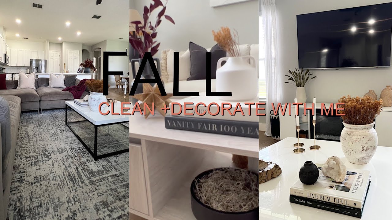 2022 FALL CLEAN AND DECORATE WITH ME || FALL DECOR - YouTube