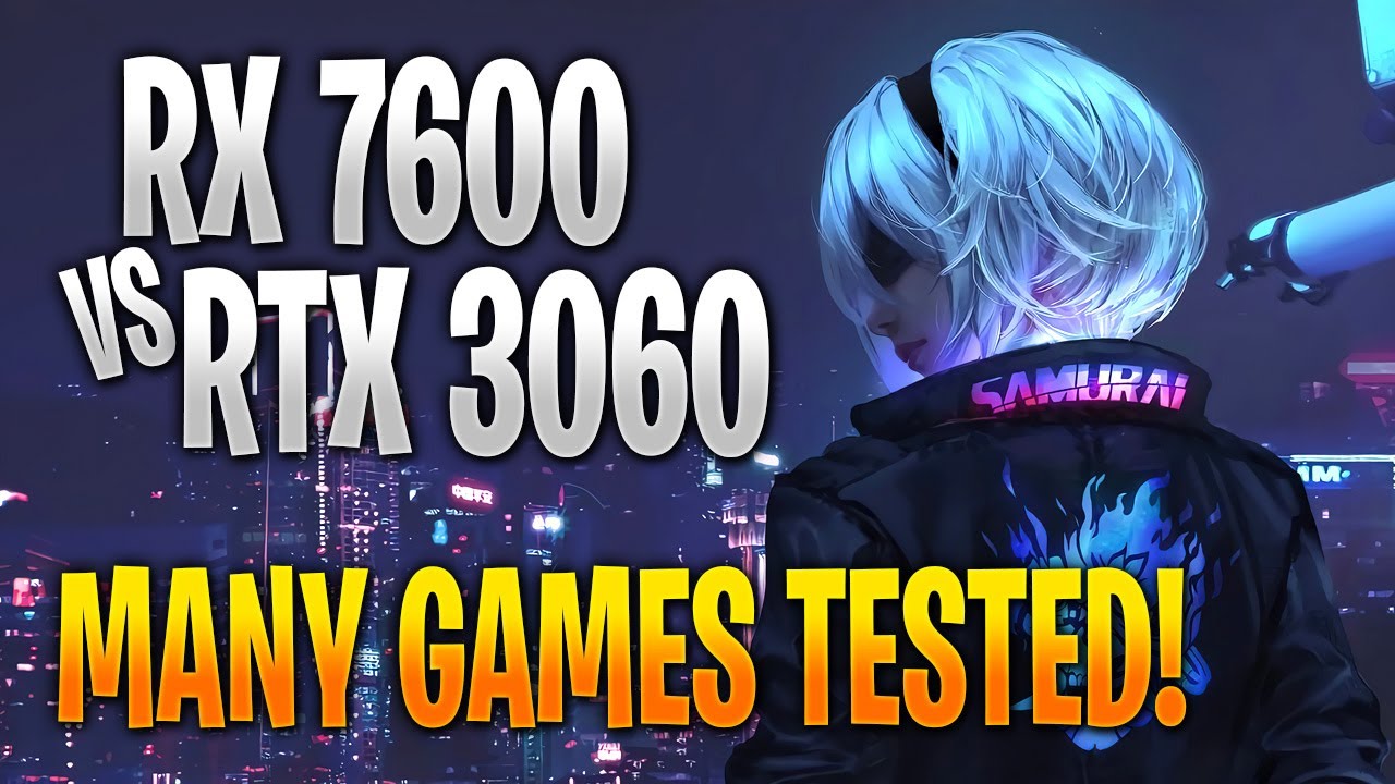AMD RX 7600 vs Nvidia RTX 3060 | Game Benchmark Tests and Gameplay ...
