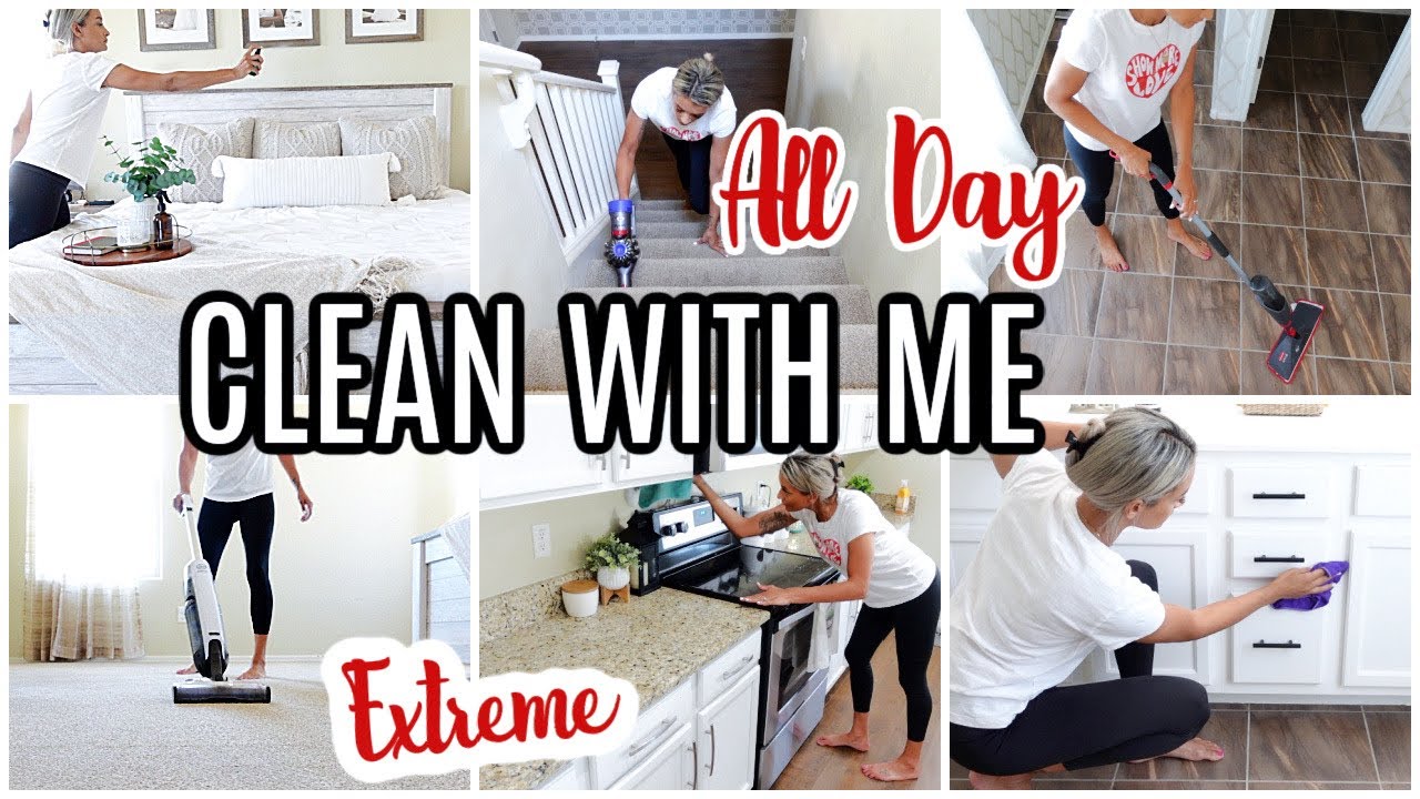 *NEW* ALL DAY SPEED CLEAN WITH ME 2021 | EXTREME CLEANING MOTIVATION ...