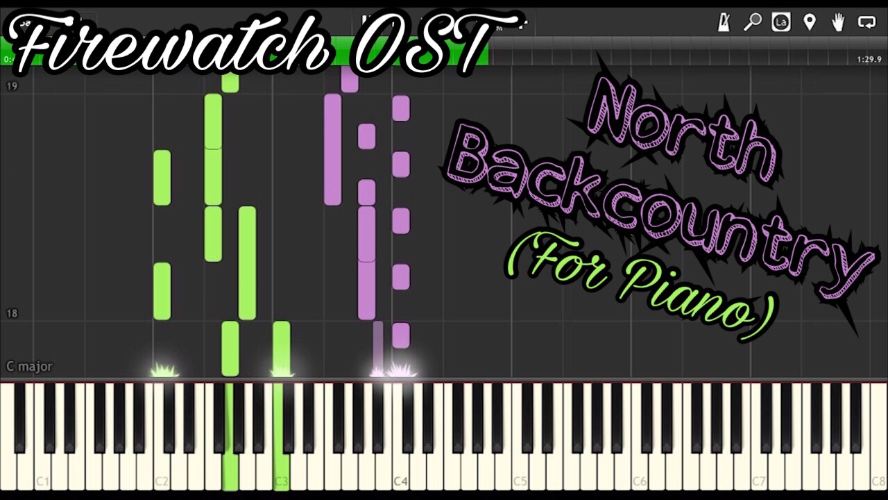 Firewatch Soundtrack: North Backcountry FOR PIANO - YouTube