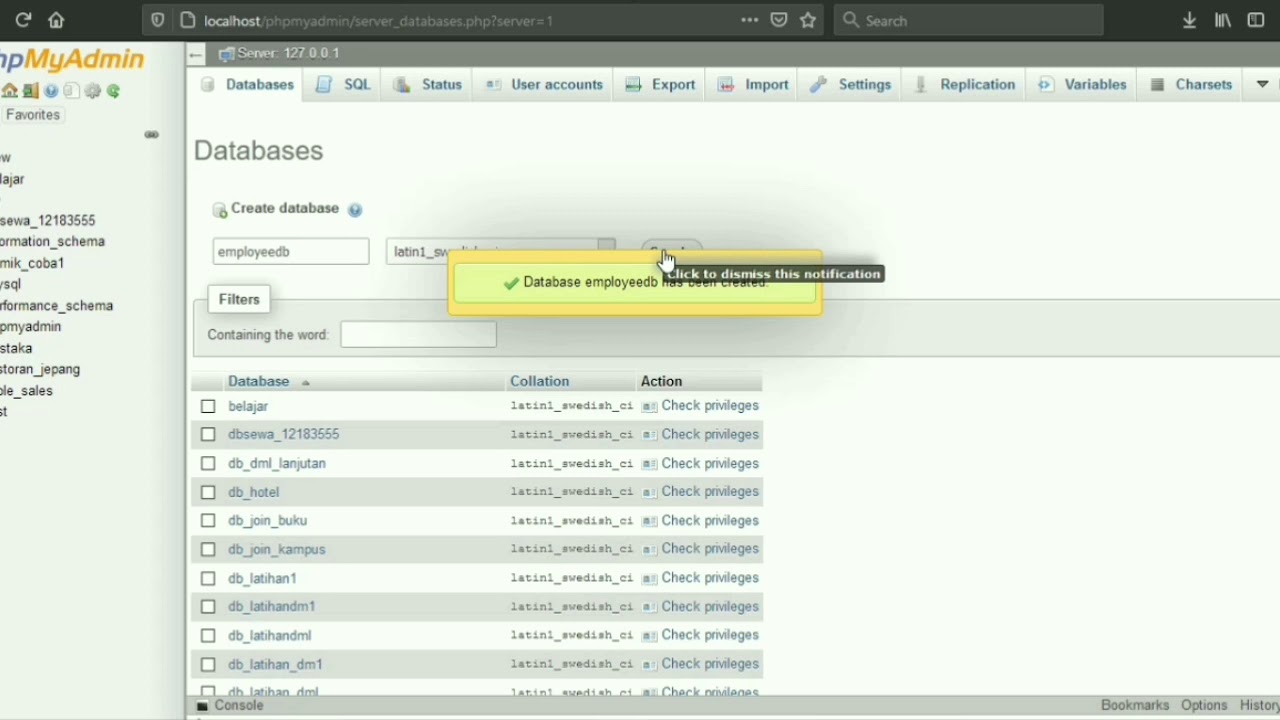Sarah Aprilia Sapira Tugas Teknologi Web Service pertemuan 9-10 - YouTube