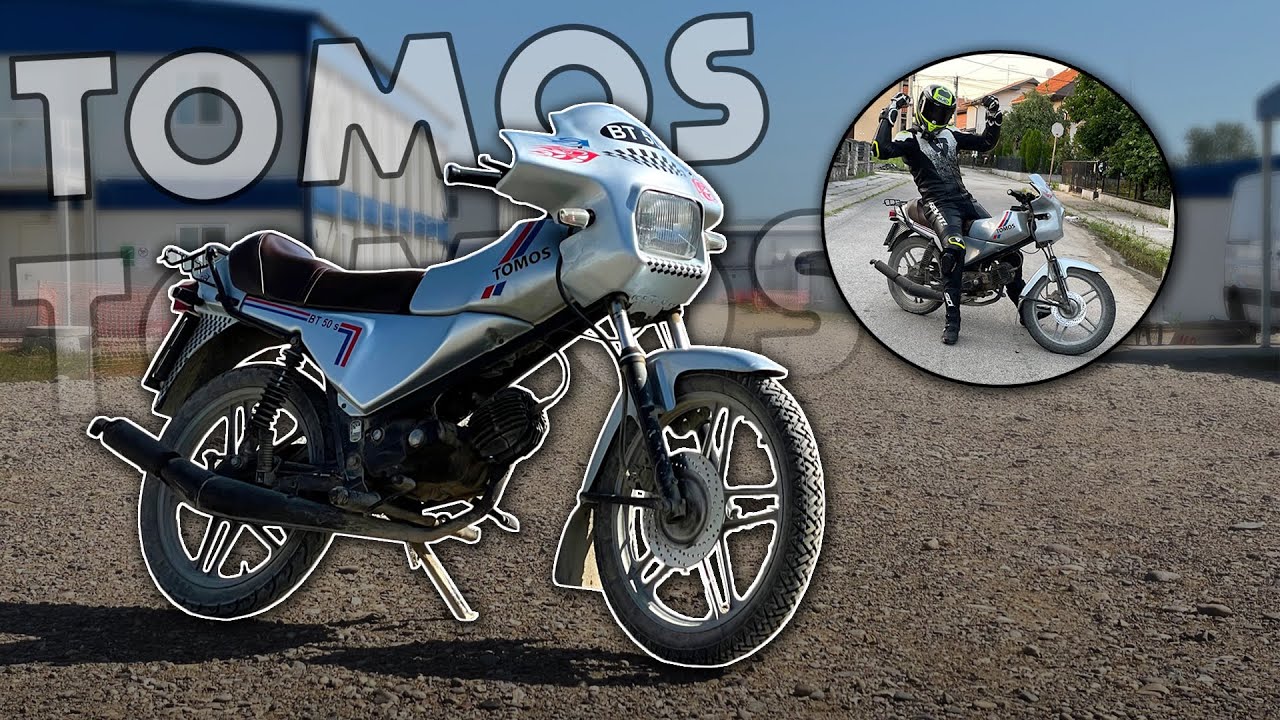 LEGENDARNI TOMOS BT-50! Sprdanje po gradu u FULL OPREMI! - YouTube