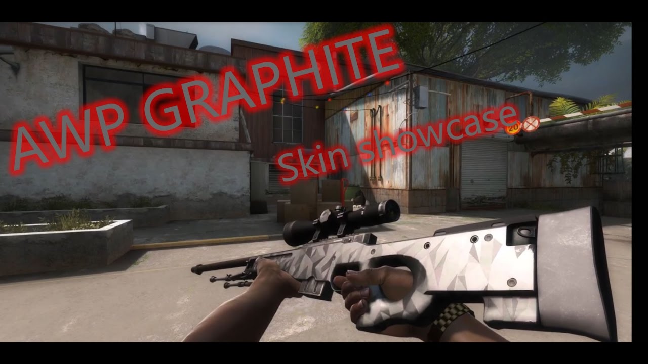 AWP GRAPHITE 1080p 60fps | Skin Showcase CS : GO #13 - YouTube