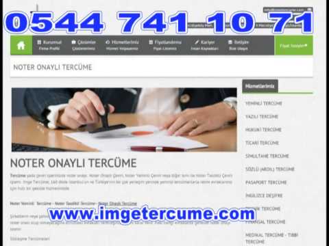 ingilizce noterli ceviri