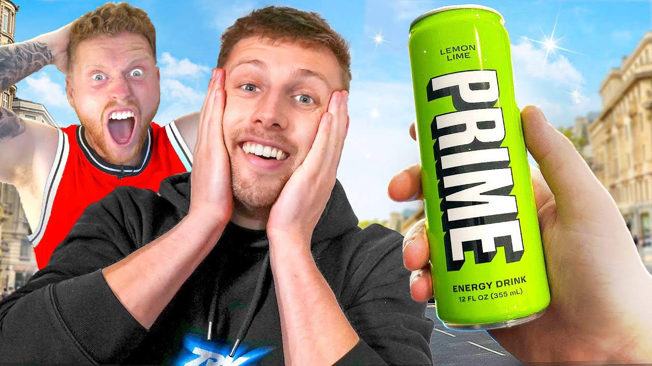 Surprising YouTubers with PRIME Energy - YouTube