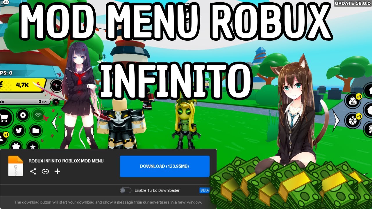 Rubux Infinito no ROBLOX? com Mod Menu ROBUX INFINITO 2024! - YouTube